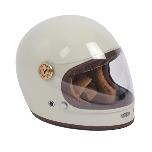 BY CITY ROADSTER II HELMET CREAM WHITE - Rusty Gold Motorshop